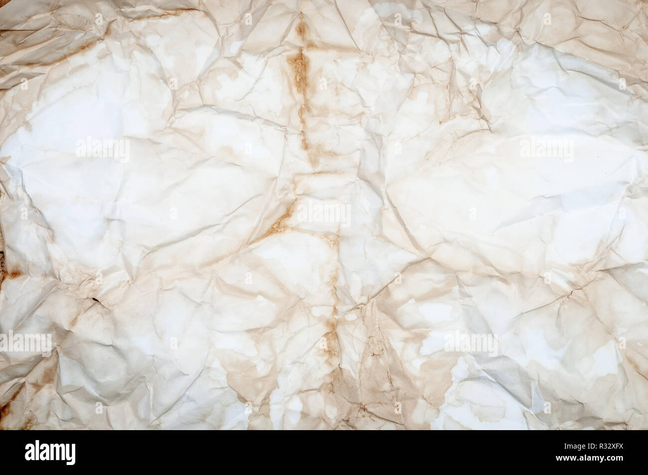 Vintage Crumpled paper texture Stock Photo - Alamy