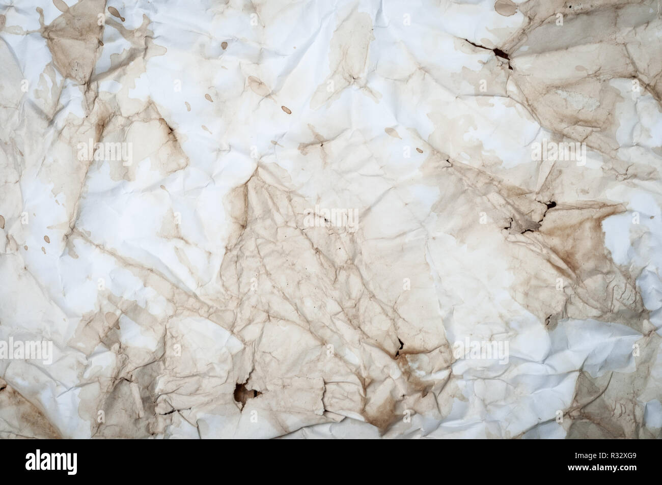 Vintage Crumpled paper texture Stock Photo - Alamy