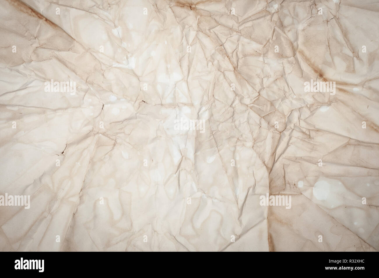 Vintage Crumpled paper texture Stock Photo - Alamy