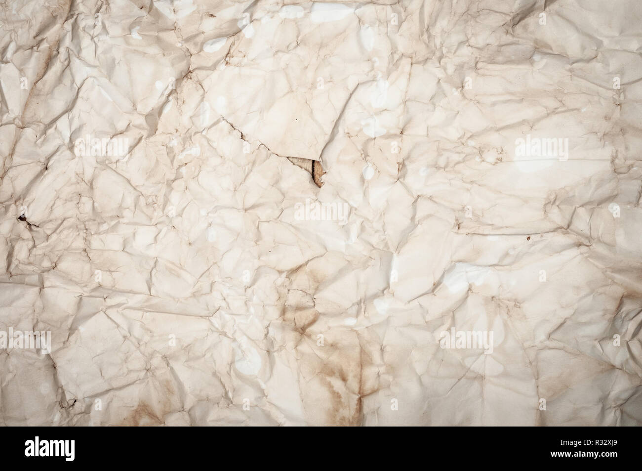 Vintage Crumpled paper texture Stock Photo - Alamy