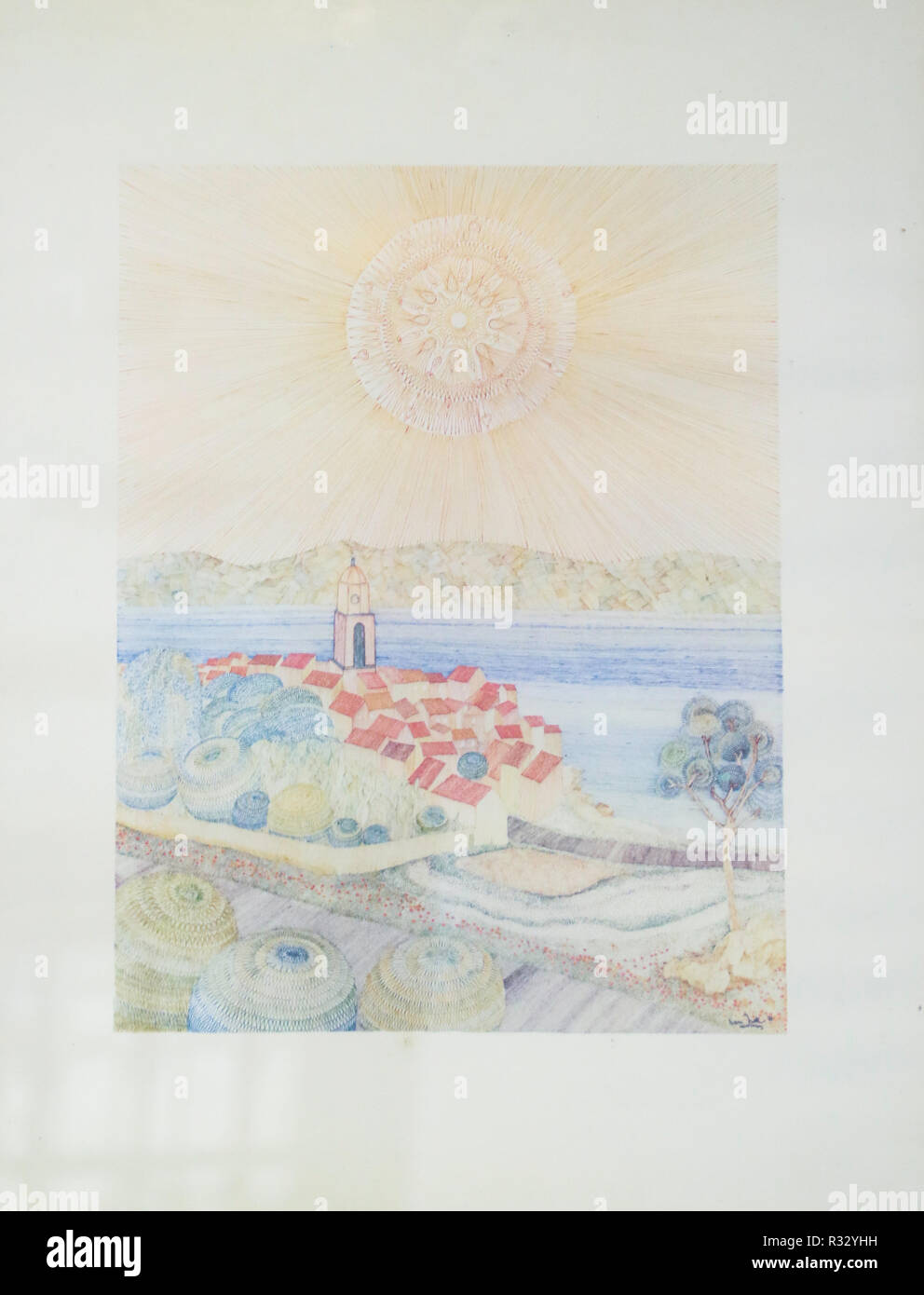 Ivan Hor Hungarian origin painter, living in the Saint-Tropez, France ...