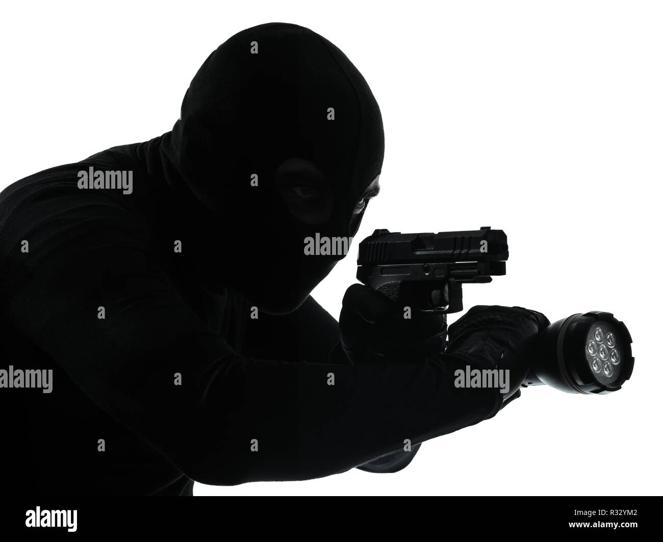 Arm holding flashlight hi-res stock photography and images - Alamy