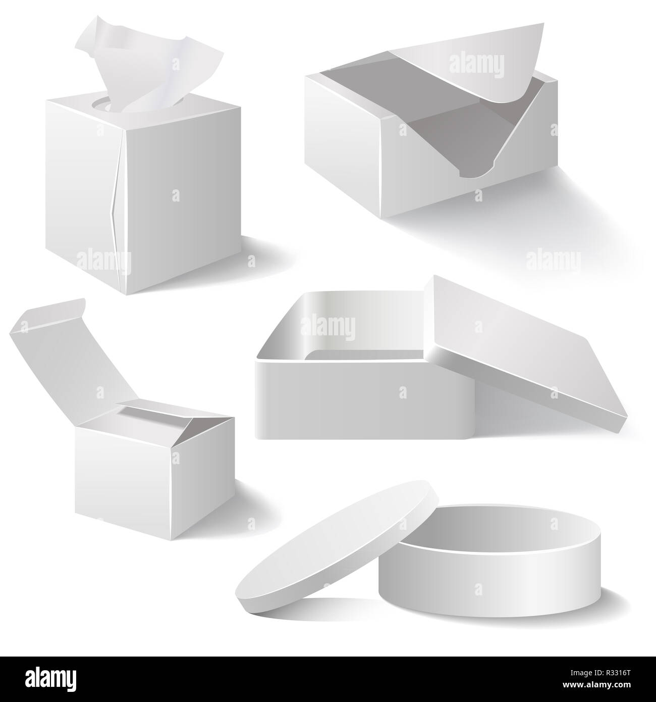 Box of tissues illustration hi-res stock photography and images - Alamy