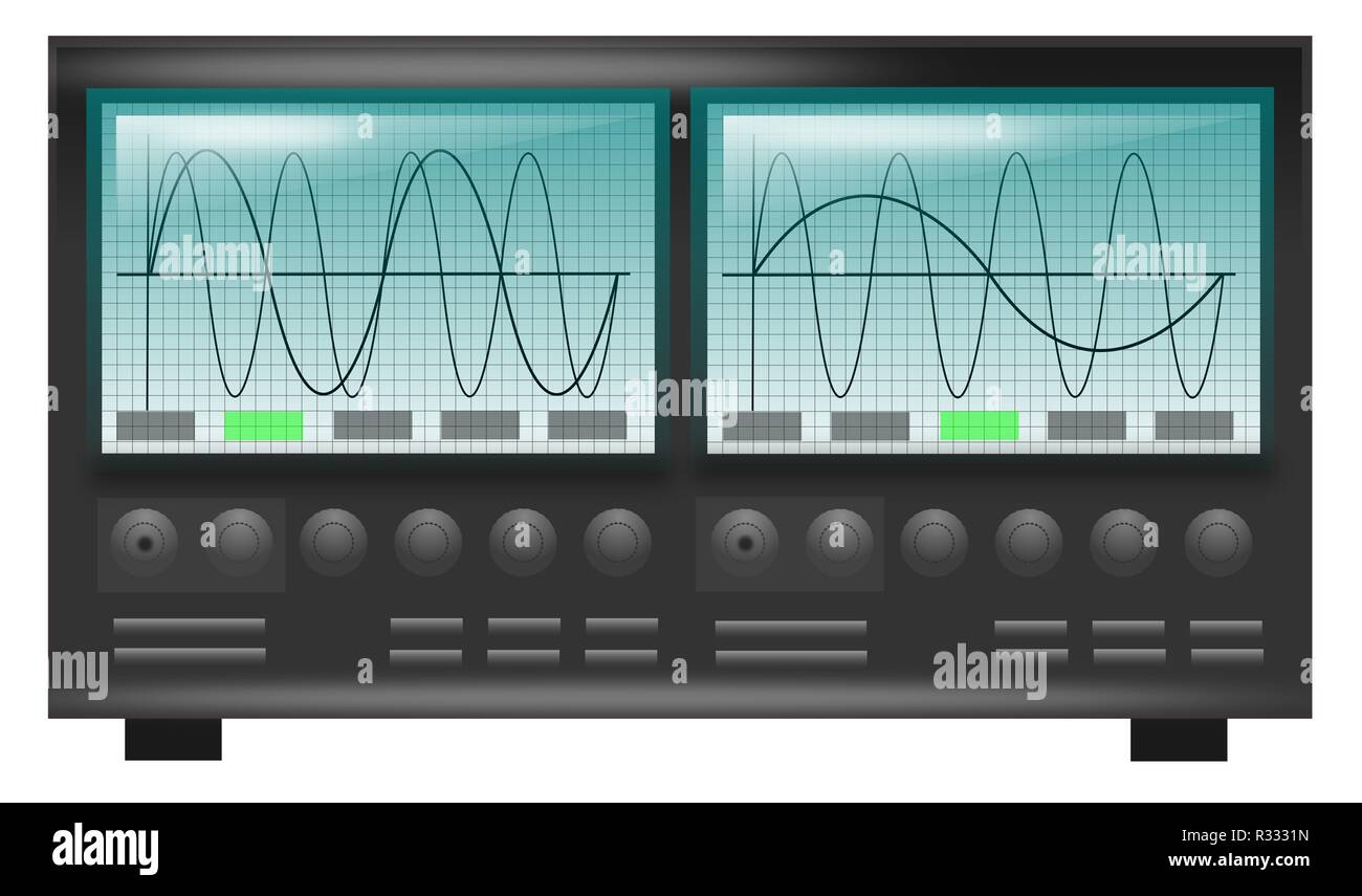 Oscilloscope screen hi-res stock photography and images - Alamy