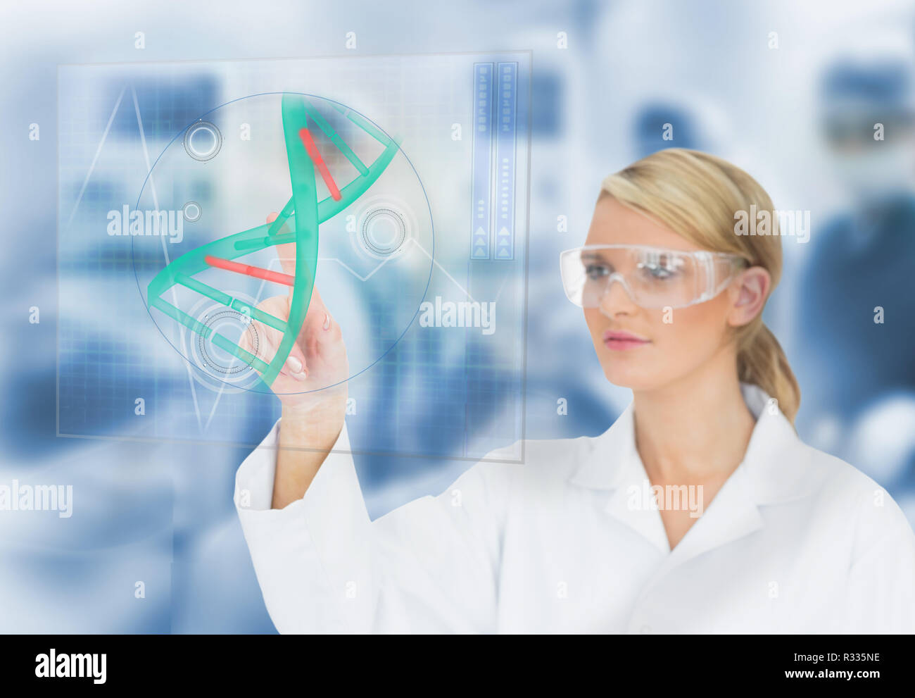 Dna testing hair hi-res stock photography and images - Alamy
