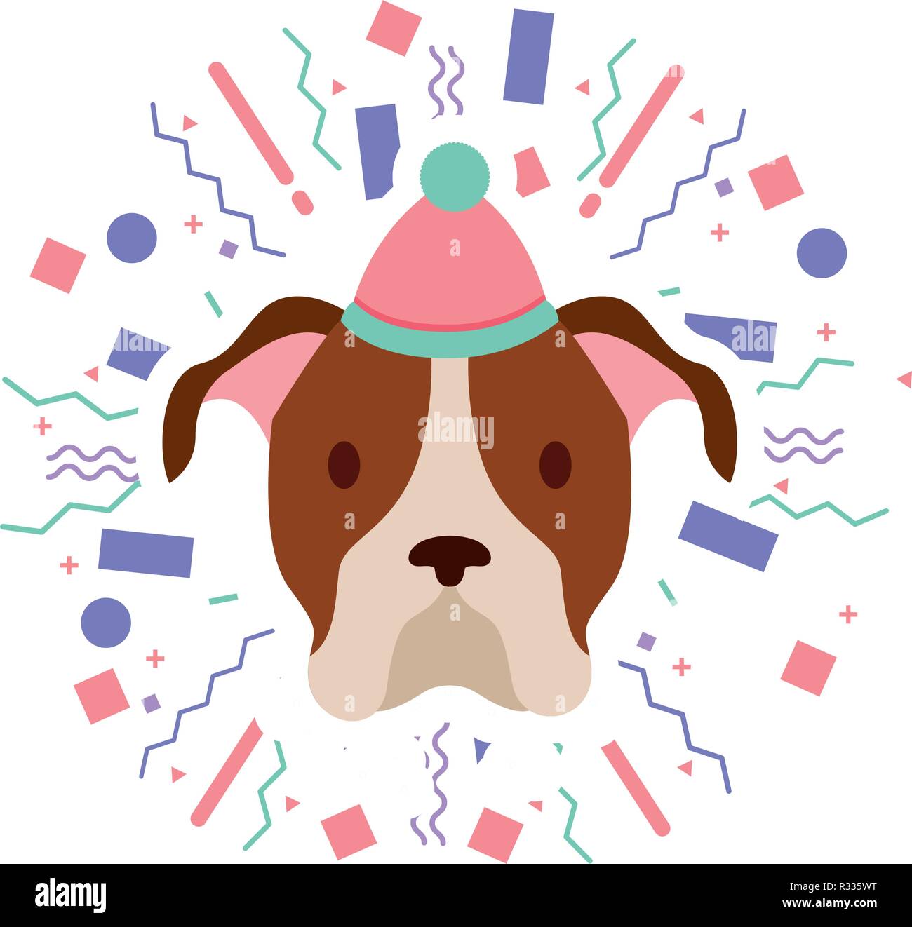 Furry dog costume Stock Vector Images - Alamy