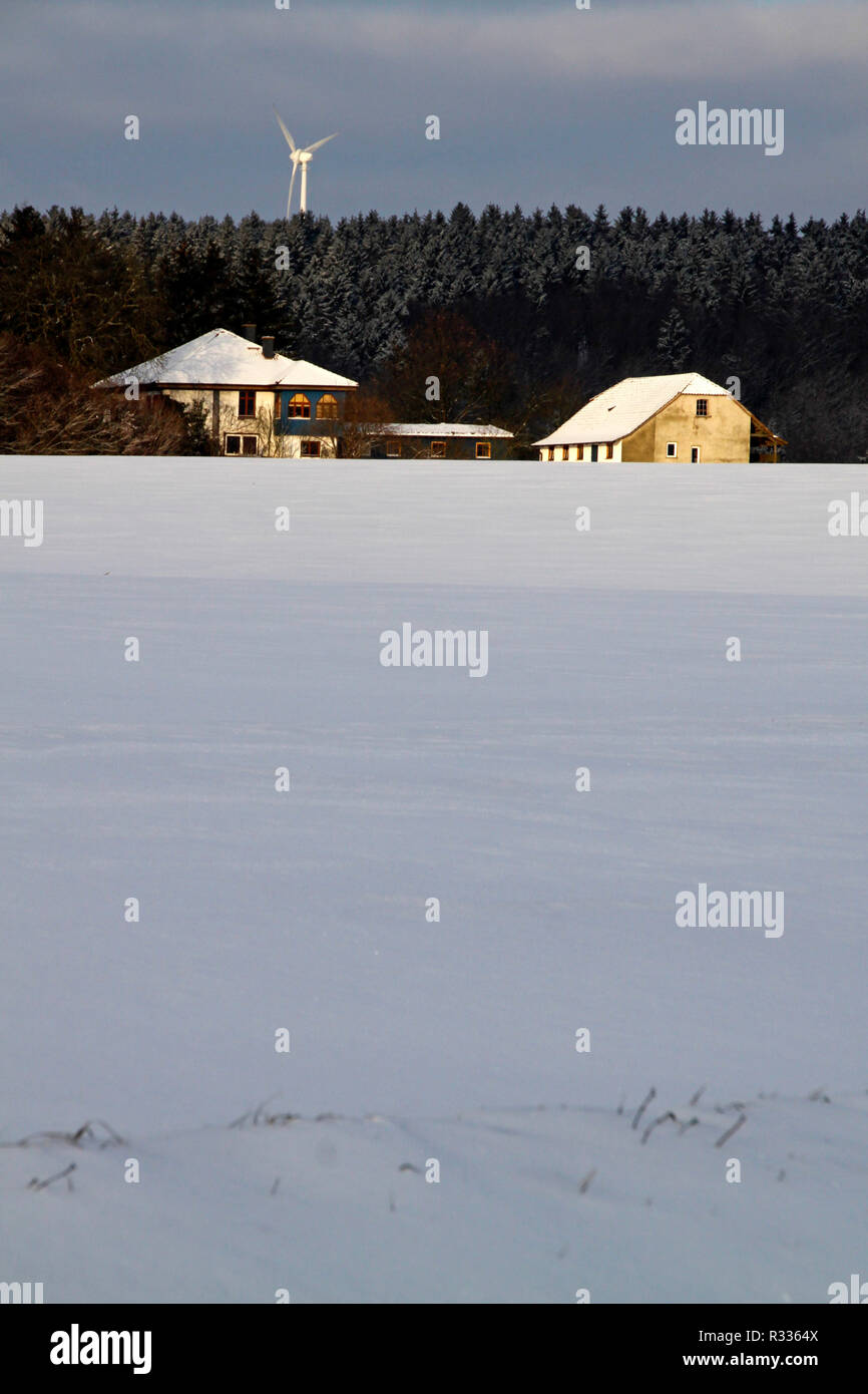 homestead in winter Stock Photo - Alamy