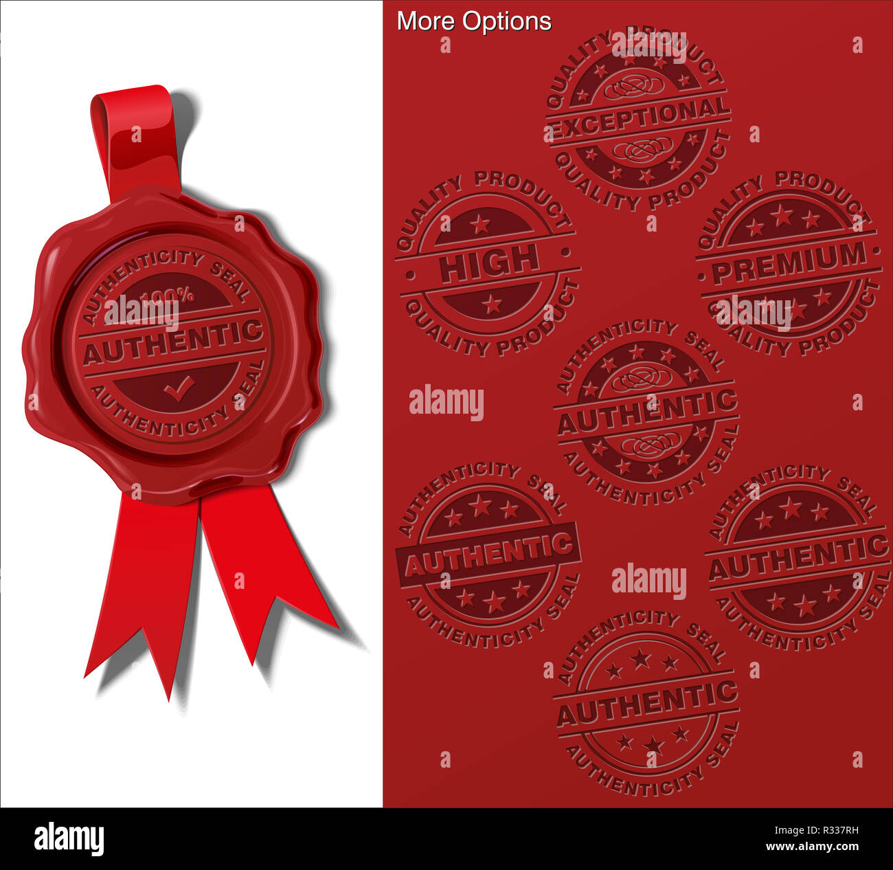 Authenticity seal hi-res stock photography and images - Alamy
