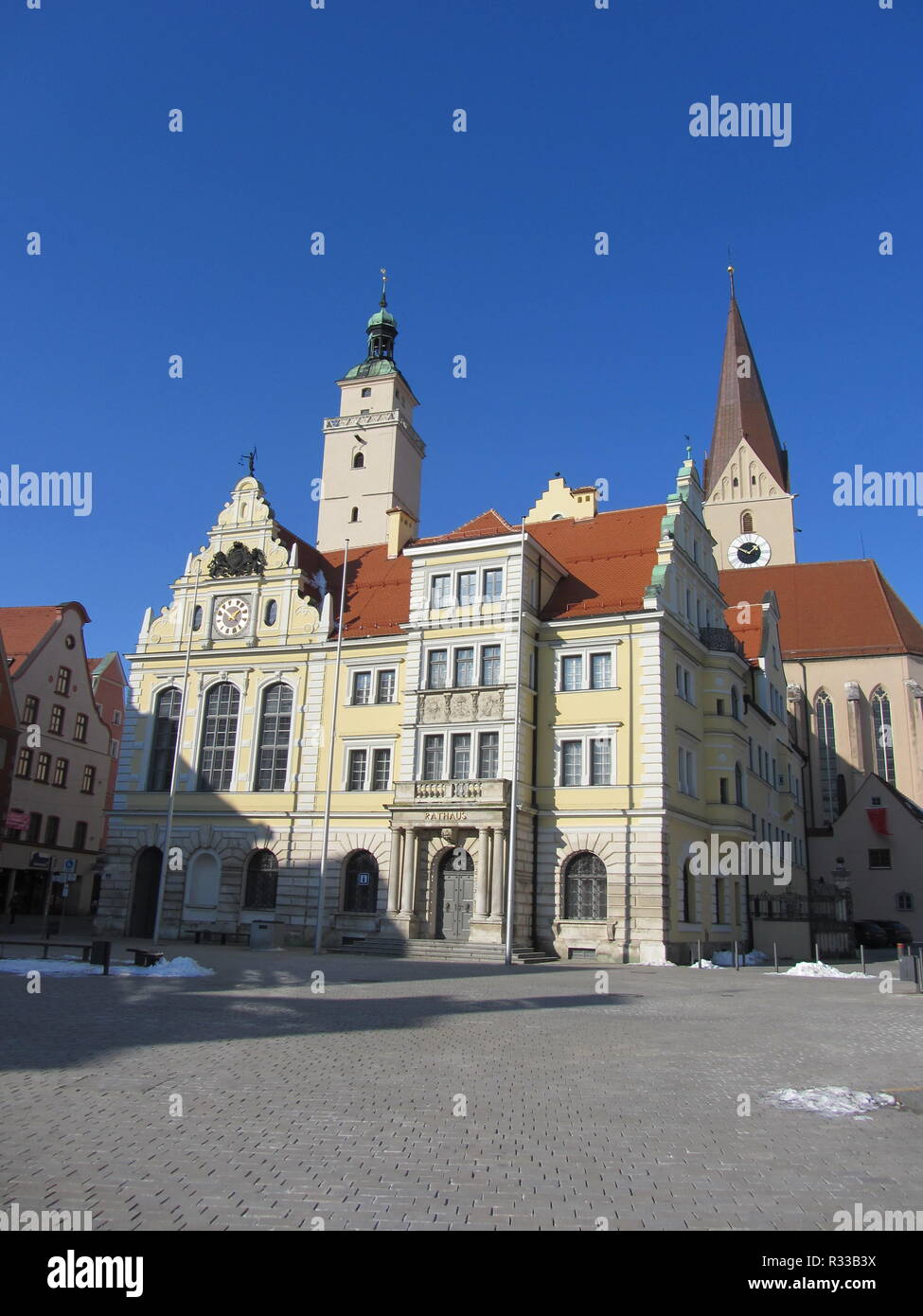 Old town hall ingolstadt bavaria hi-res stock photography and images ...