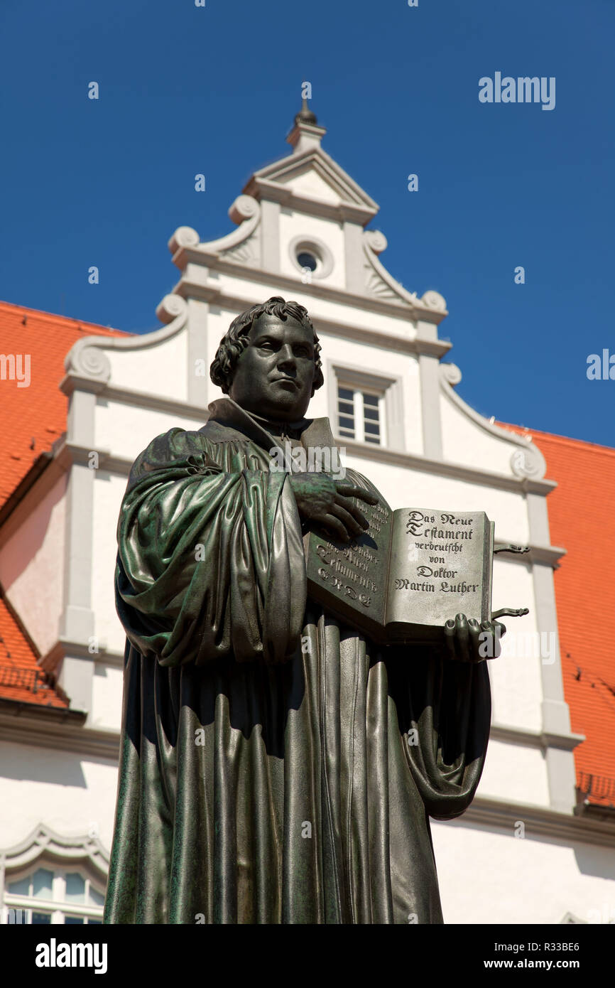 martin luther in wittenberg Stock Photo - Alamy
