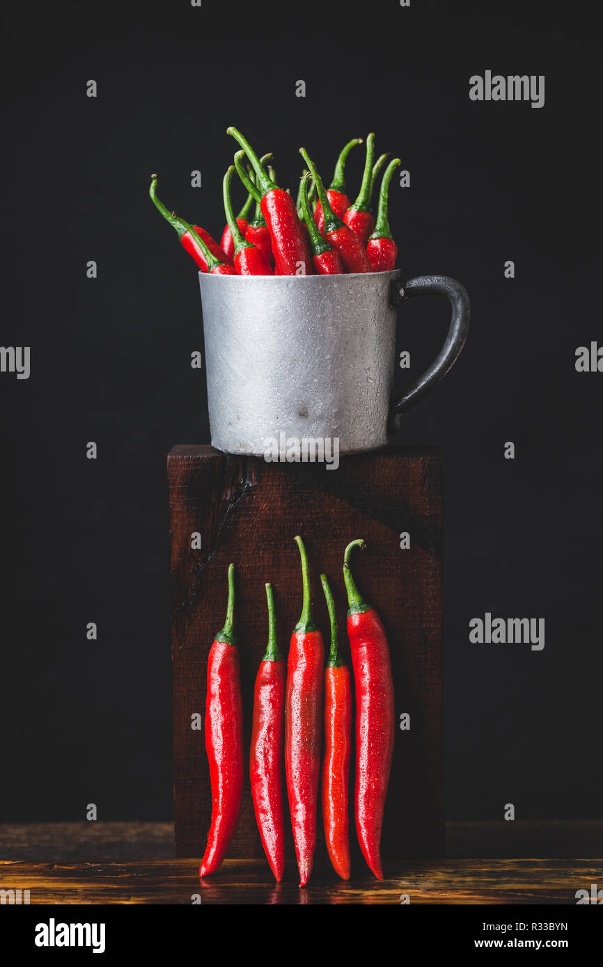 Wet chilli hi-res stock photography and images - Alamy