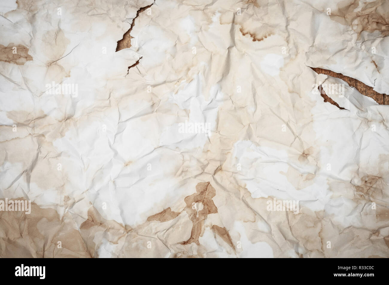 Vintage Crumpled paper texture Stock Photo - Alamy