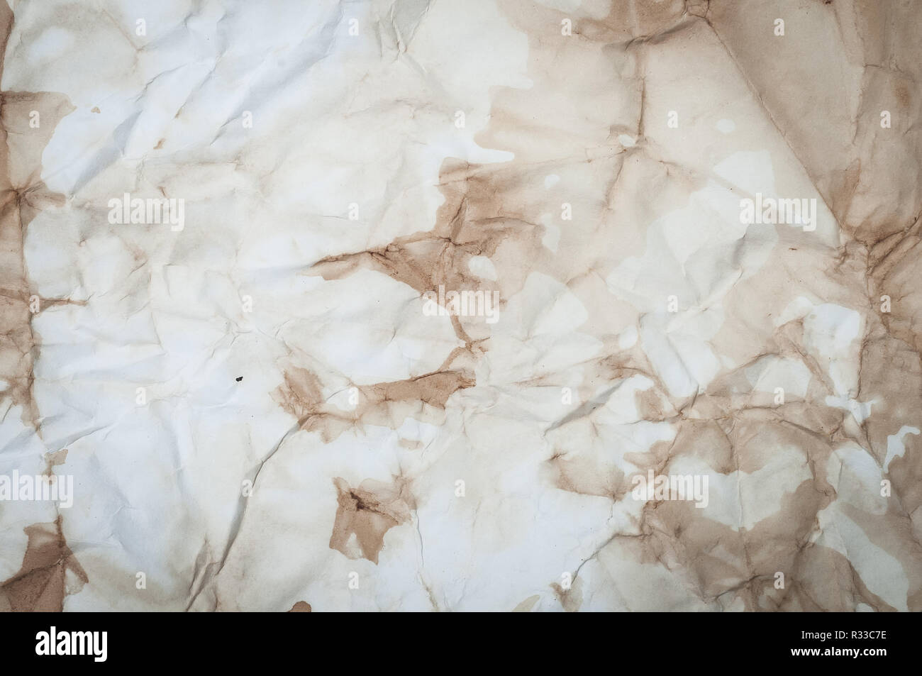 Vintage Crumpled paper texture Stock Photo - Alamy