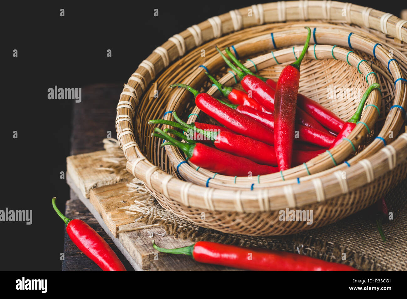 Asia recipe red chillies hi-res stock photography and images - Alamy