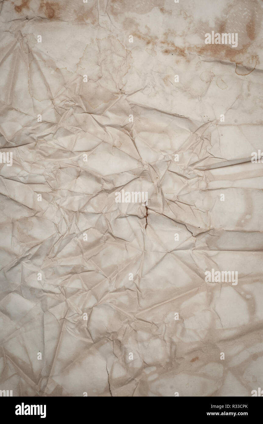 Vintage Crumpled paper texture Stock Photo - Alamy
