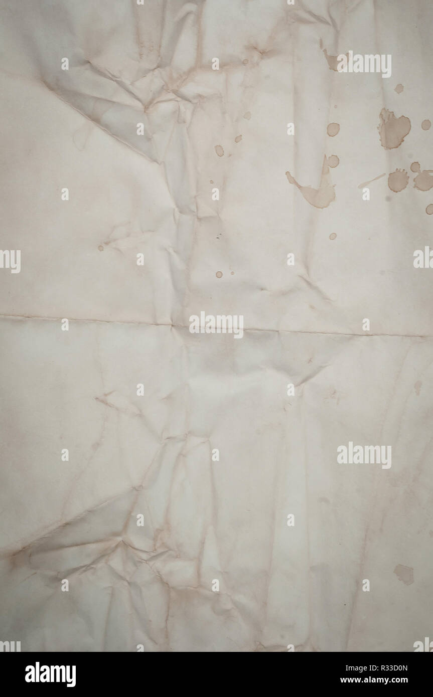 Close up to vintage Crumpled paper texture background Stock Photo - Alamy