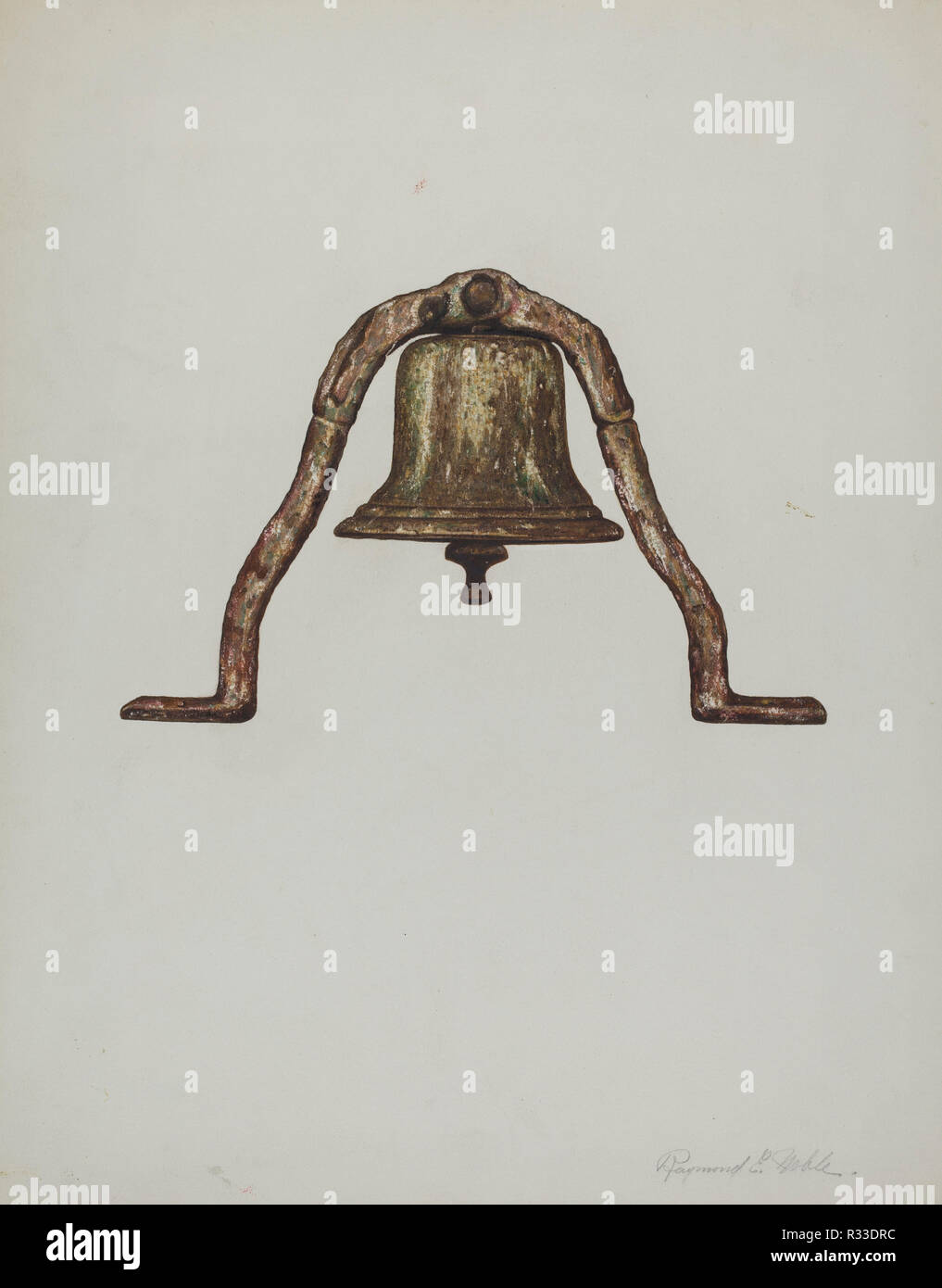 Ship's Bell. Dated: 1939. Dimensions: overall: 35.6 x 27.9 cm (14 x 11 ...