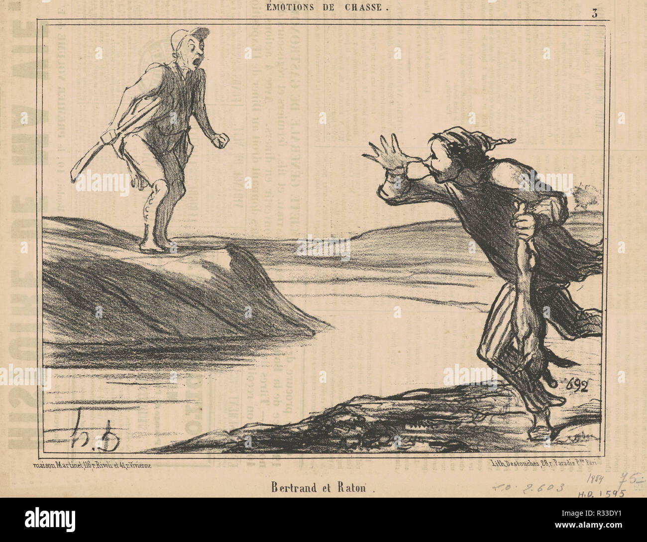 Bertrand et Raton. Dated: 19th century. Medium: lithograph. Museum ...