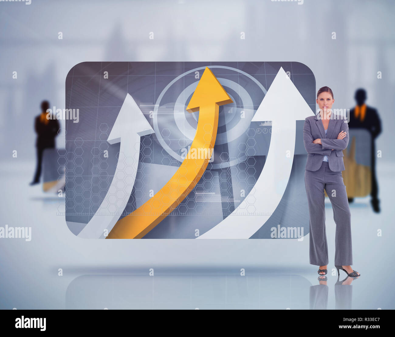 Woman looking target market hi-res stock photography and images - Alamy
