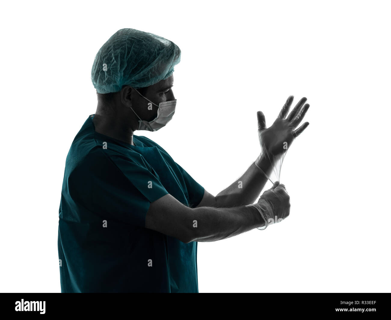 Silhouette person cut out doctor hi-res stock photography and images ...