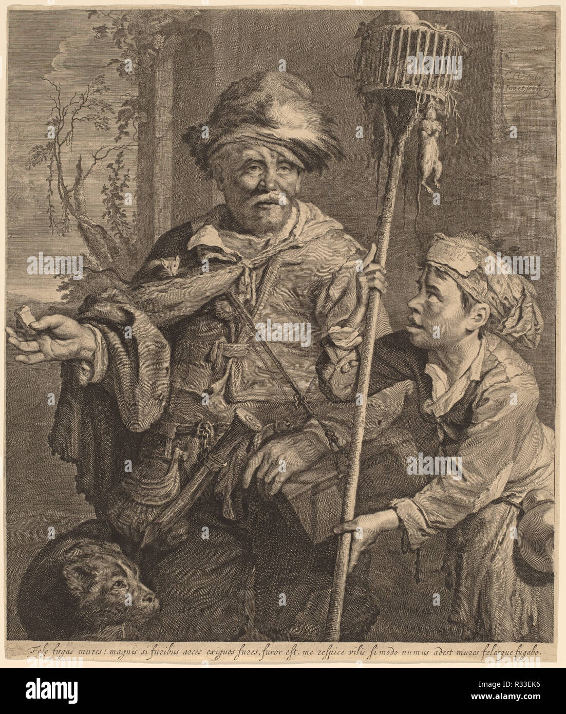 The Seller of Rat Poison. Dated: 1655. Medium: engraving and etching ...