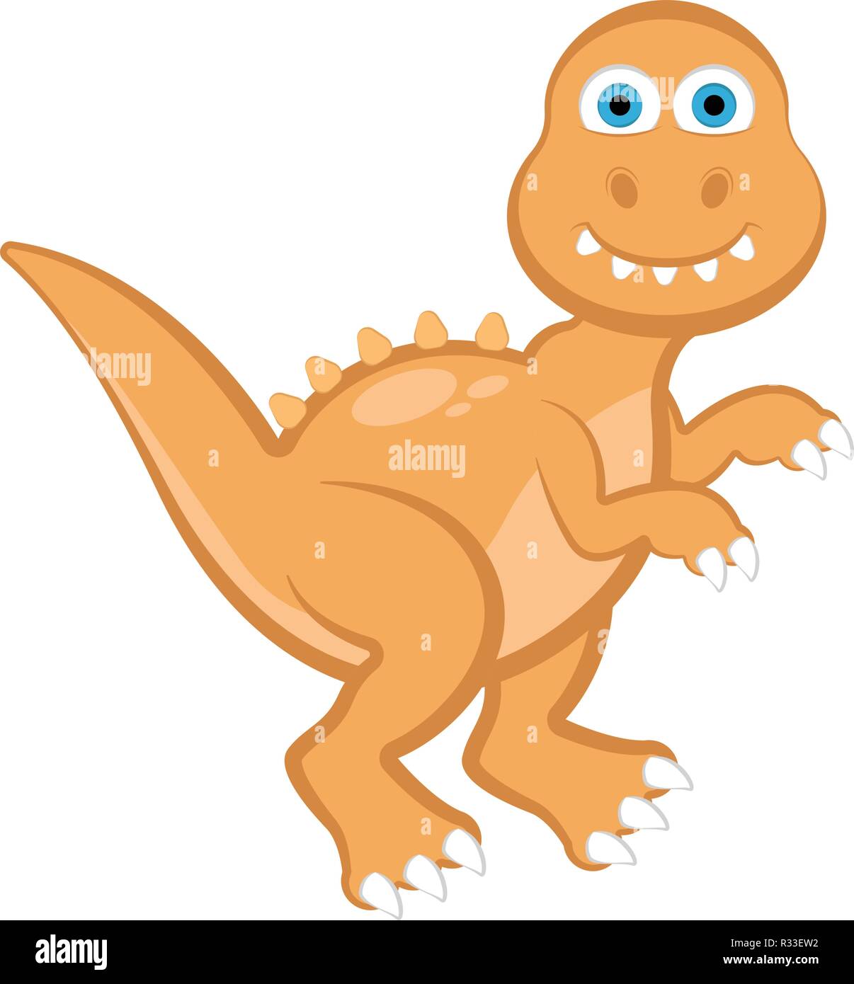 Cute dinosaur cartoon character Stock Vector Image & Art - Alamy