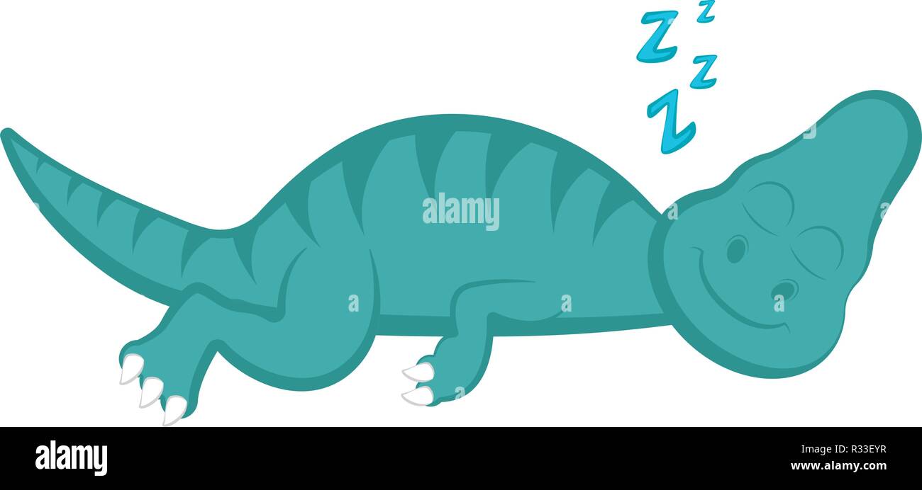 Cute dinosaur sleeping hi-res stock photography and images - Alamy