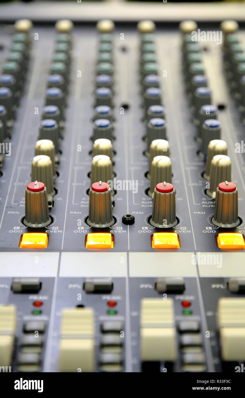 Playing audio spectrum hi-res stock photography and images - Alamy