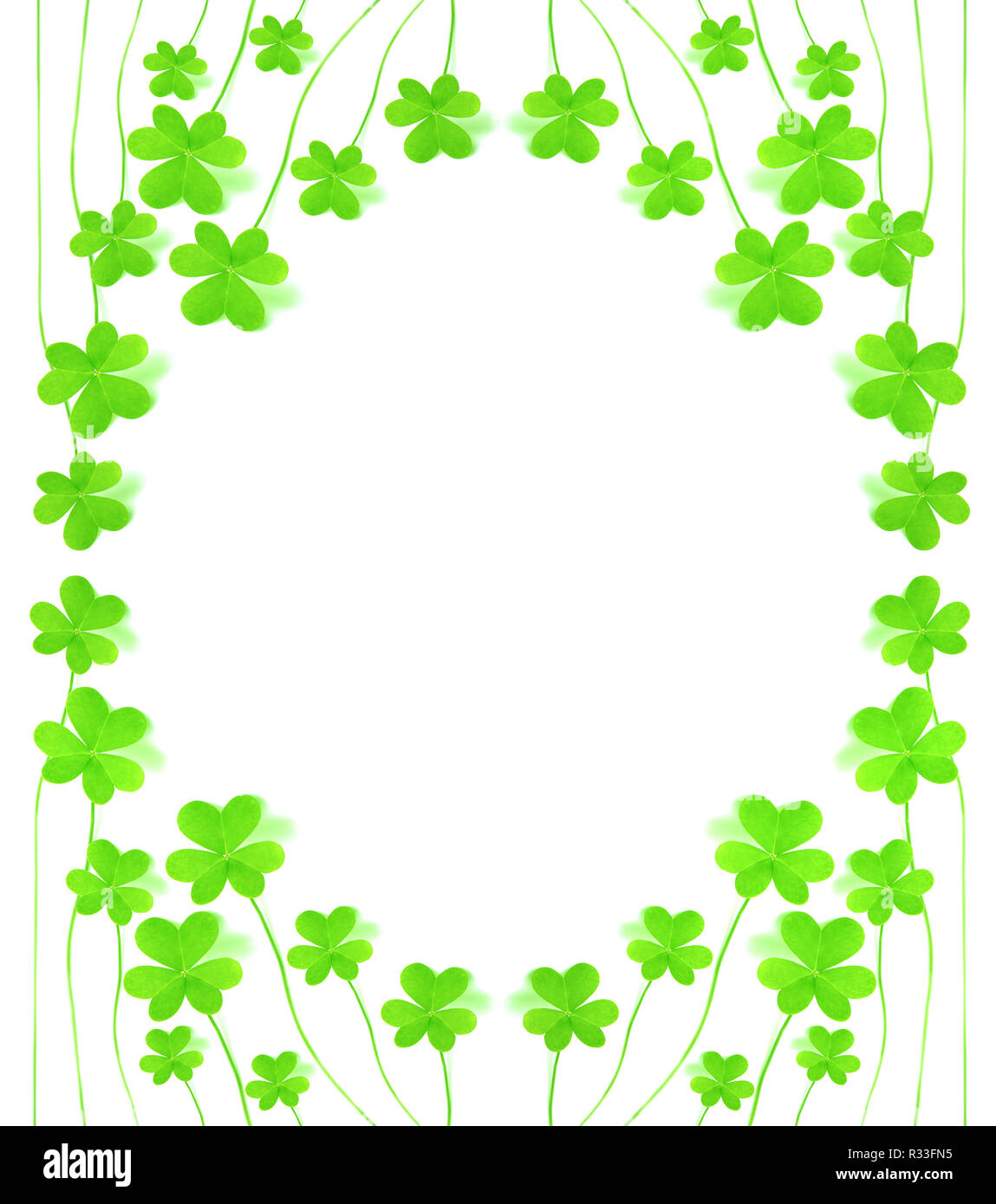 Shamrock frame border hi-res stock photography and images - Alamy