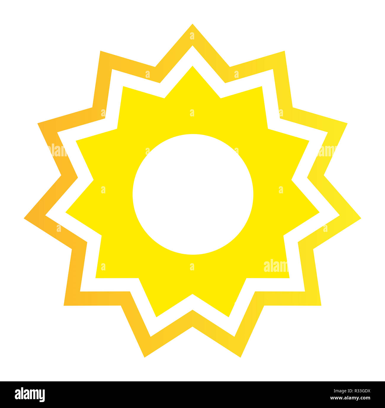 Radiant sunlight Cut Out Stock Images & Pictures - Alamy