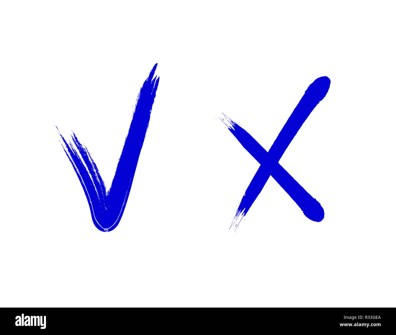 Checklist wrong hi-res stock photography and images - Alamy