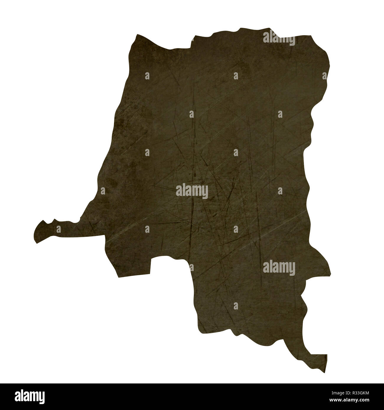 Zaire map Cut Out Stock Images & Pictures - Alamy
