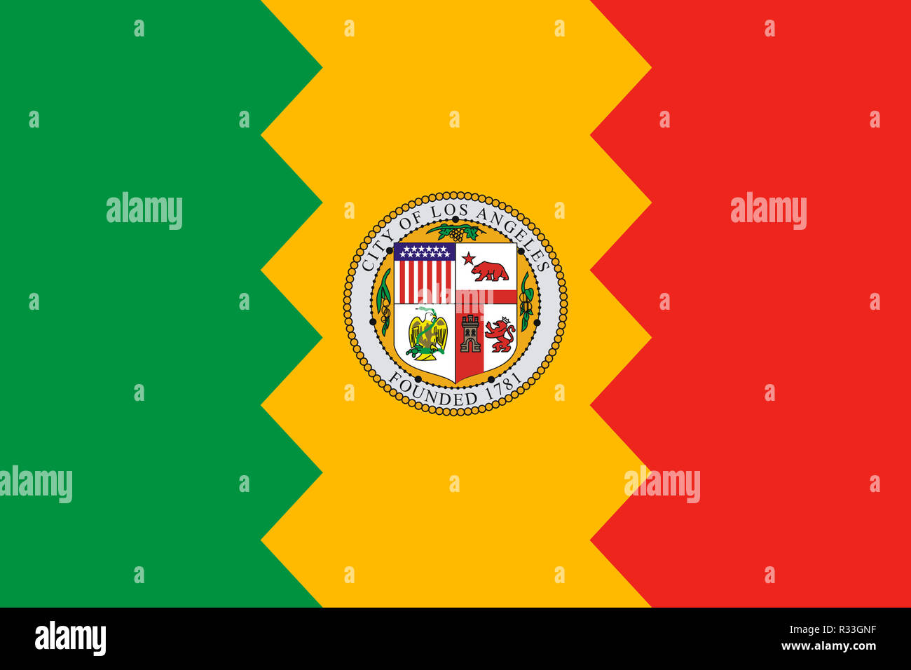 Los angeles county flag hi-res stock photography and images - Alamy
