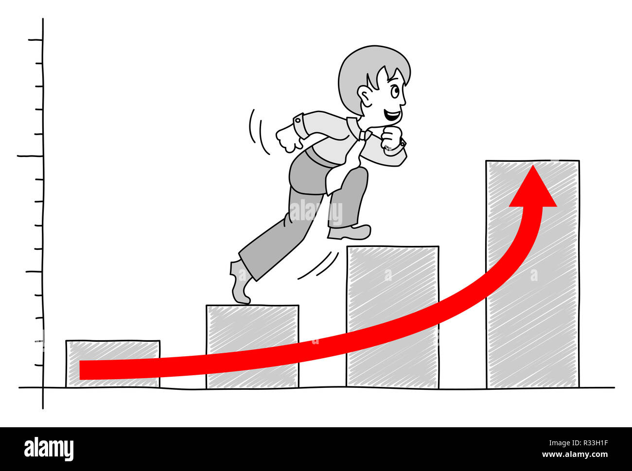 Joyful ascent Cut Out Stock Images & Pictures - Alamy