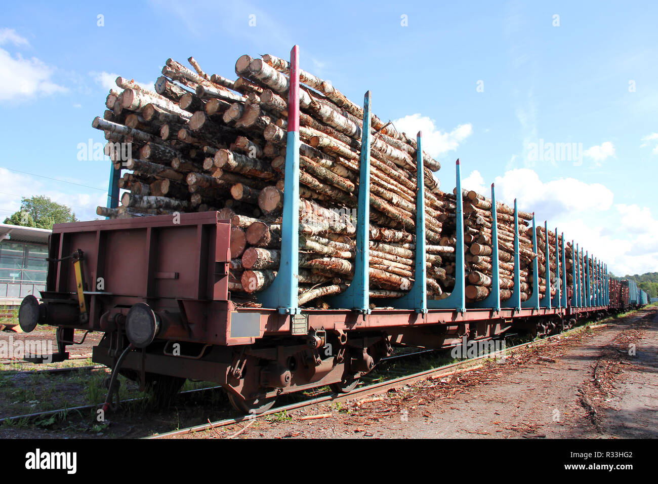 Lumber Rail Car High Resolution Stock Photography and Images - Alamy