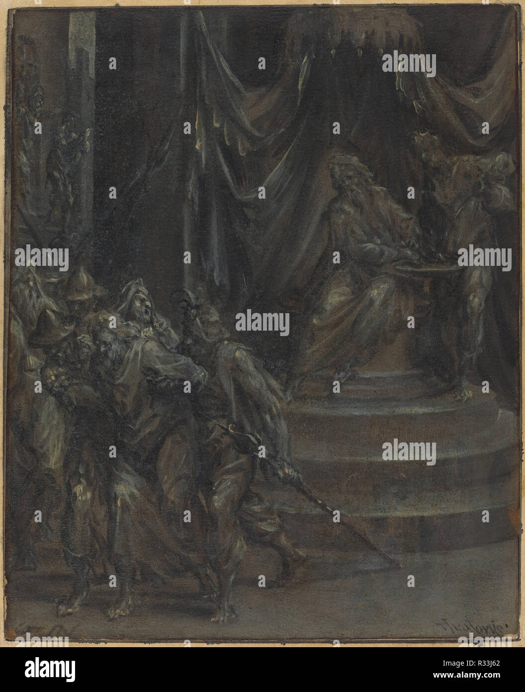 Pontius pilate drawing hi-res stock photography and images - Alamy