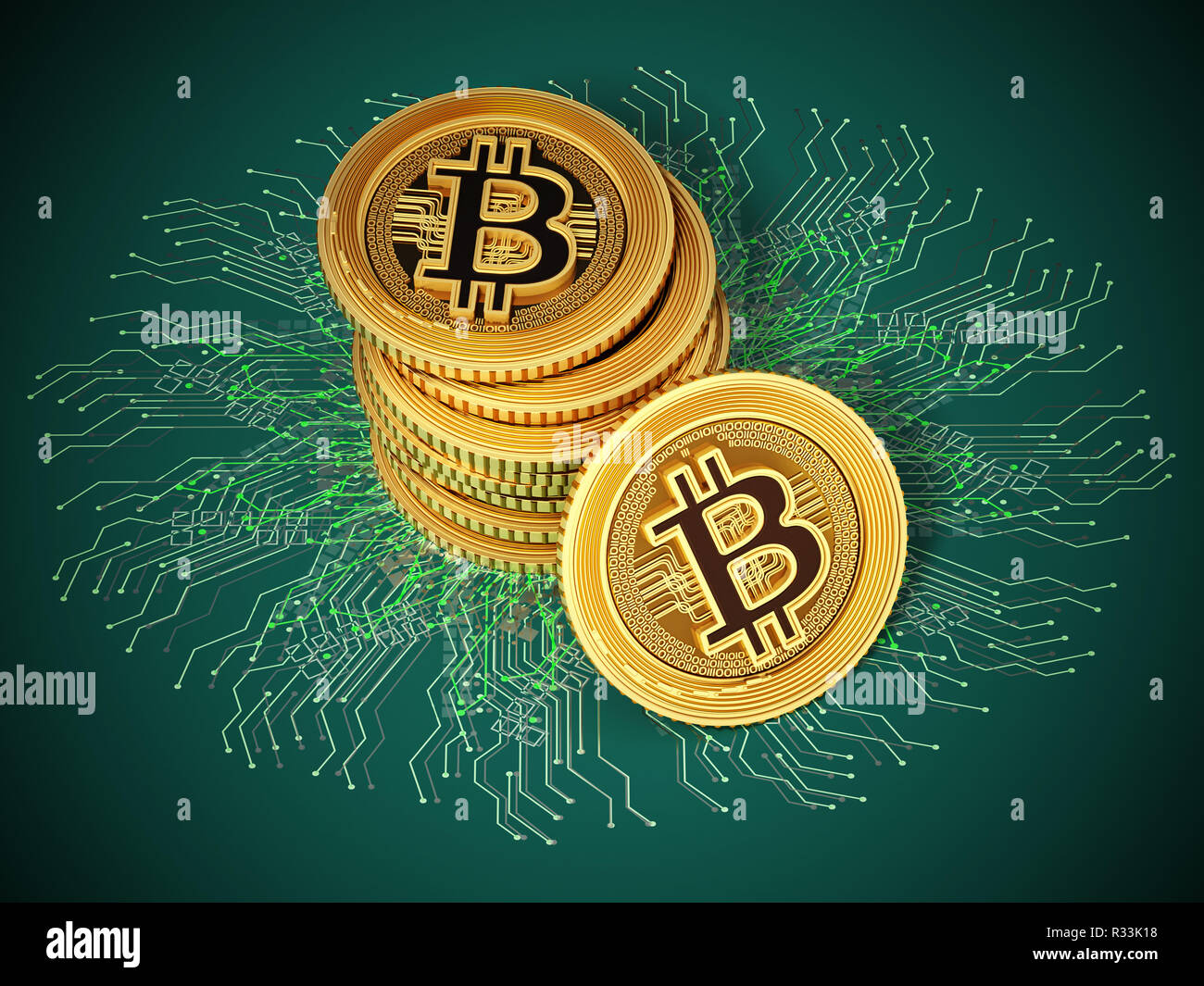 Digital coins hi-res stock photography and images - Alamy