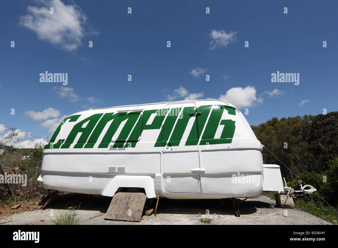 Caravan Site Sign High Resolution Stock Photography and Images - Alamy