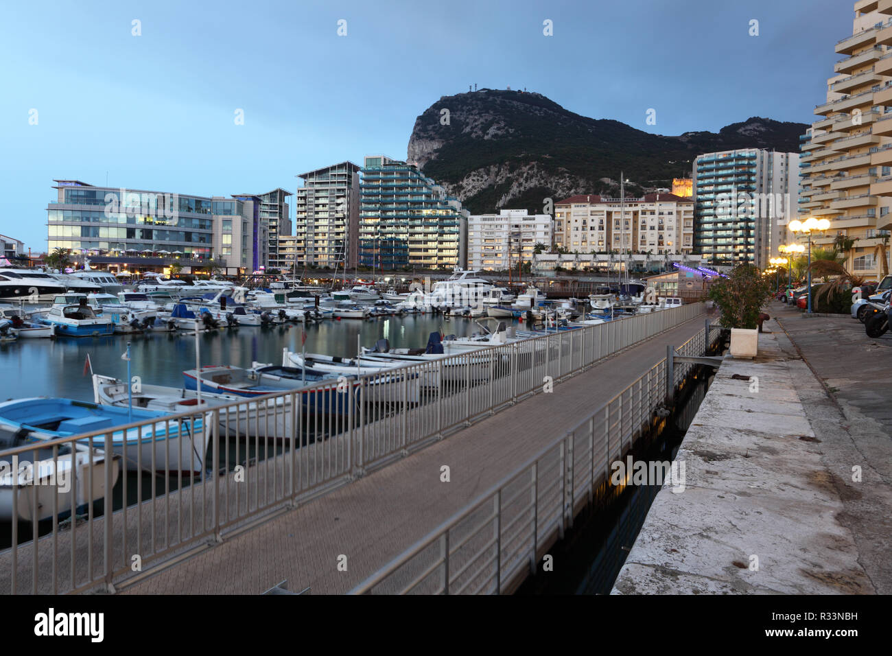 Gibraltar marina cafe hi-res stock photography and images - Alamy