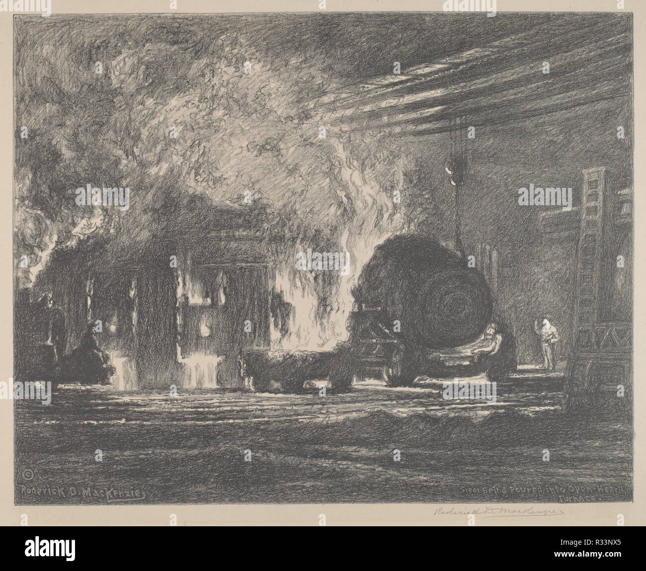 Open hearth steel furnace hi-res stock photography and images - Alamy