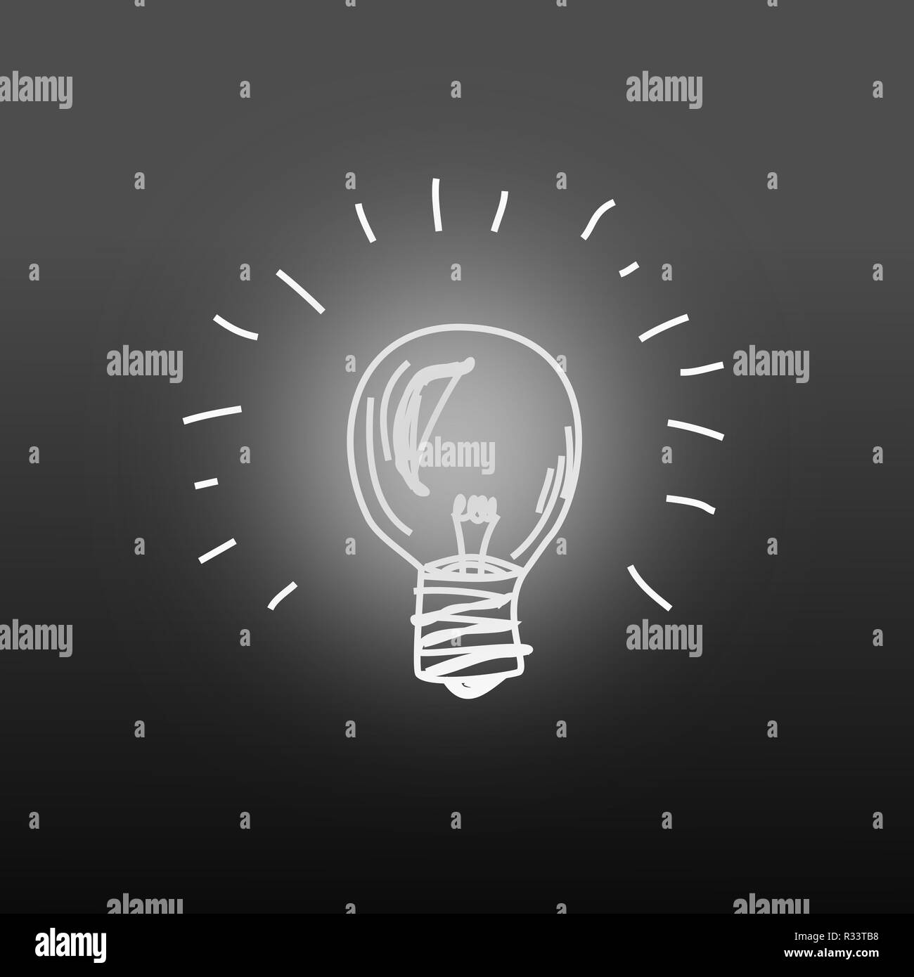 idea - solution - idea (drawn light bulb Stock Photo - Alamy idea - solution - idea (drawn light bulb Stock Photo - Alamy