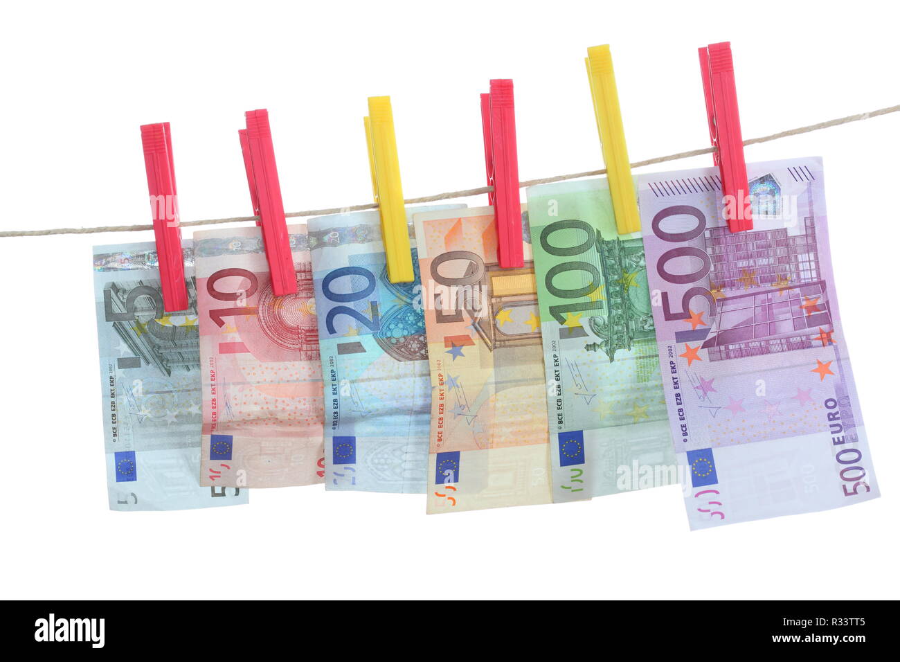 Money finances wage earnings Cut Out Stock Images & Pictures - Alamy