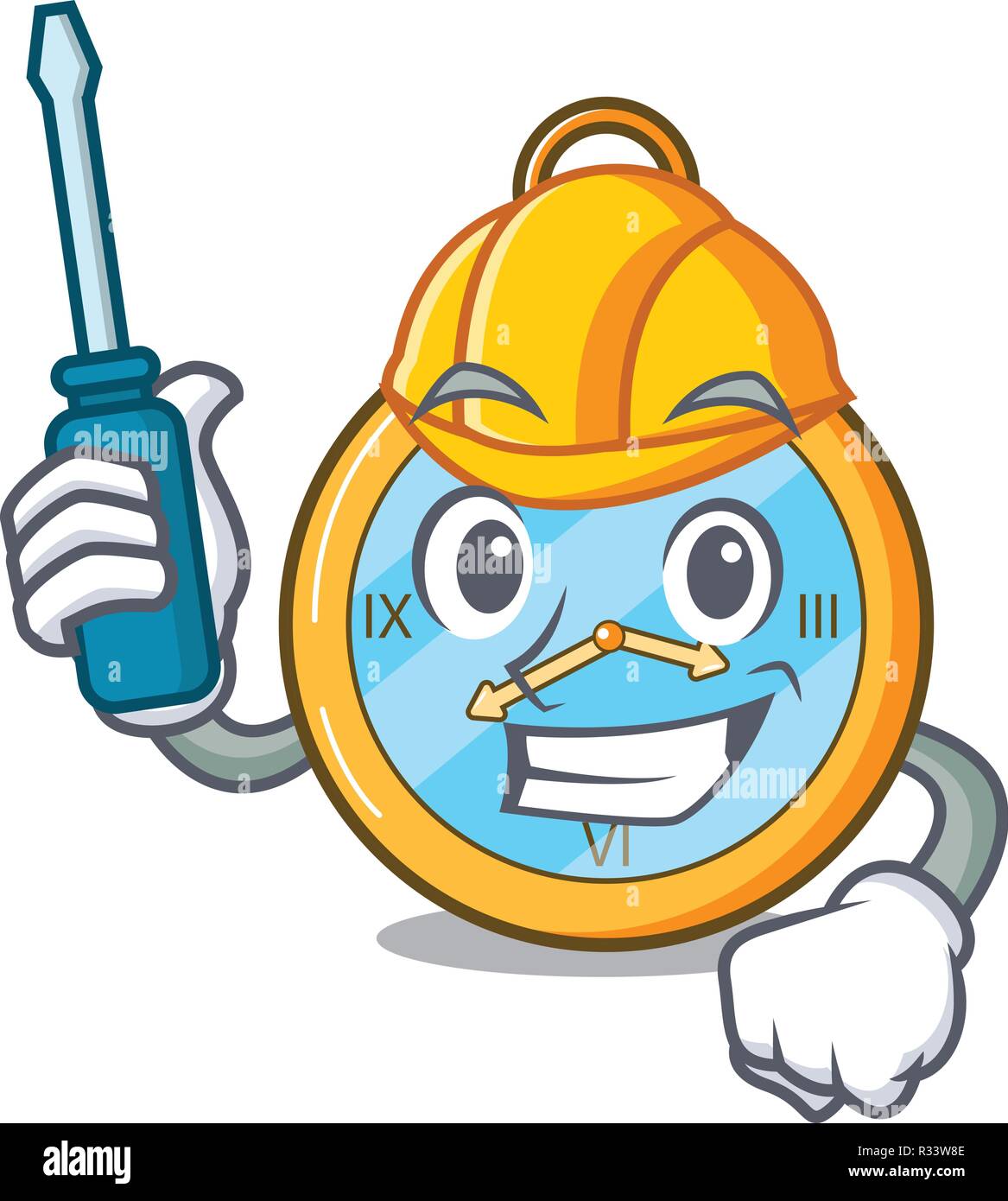 Old watch repair Stock Vector Images - Alamy