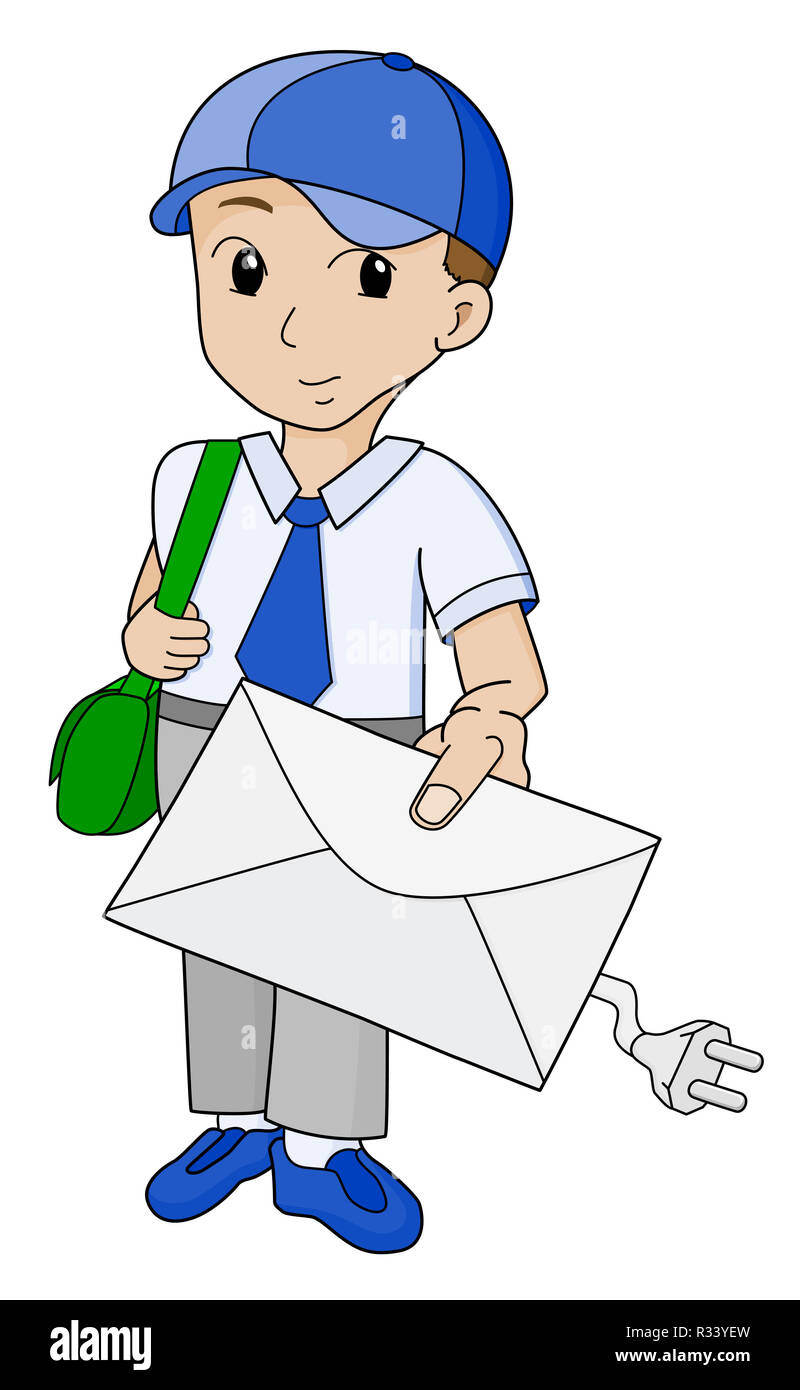 Postman clipart hi-res stock photography and images - Alamy