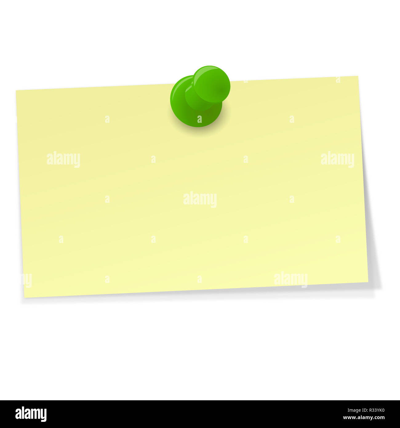 Note slip of paper with pin hi-res stock photography and images - Alamy