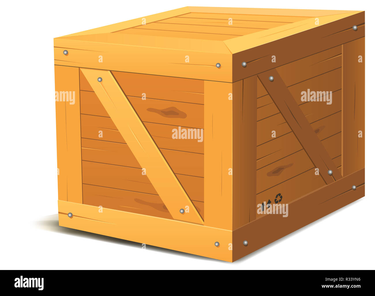 Solid wooden boxes hi-res stock photography and images - Alamy