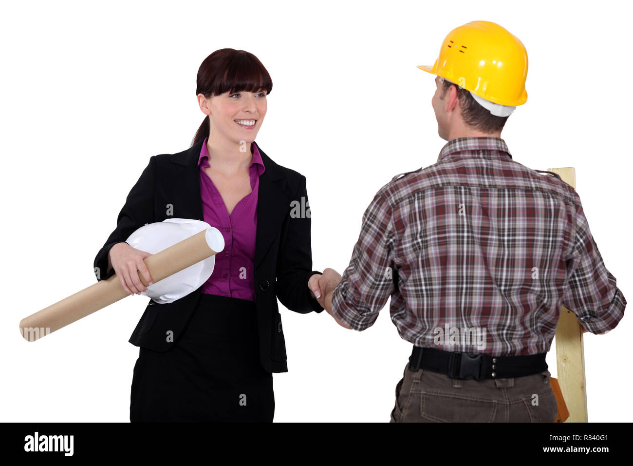 Farewell greeting handshake shake hands Cut Out Stock Images & Pictures ...