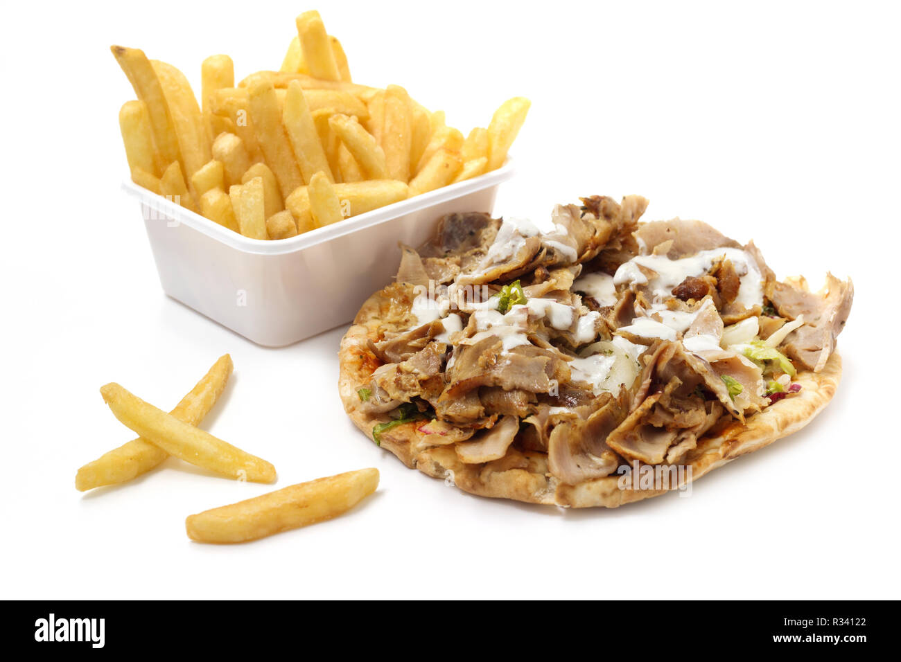 Doner pizza Cut Out Stock Images & Pictures - Alamy