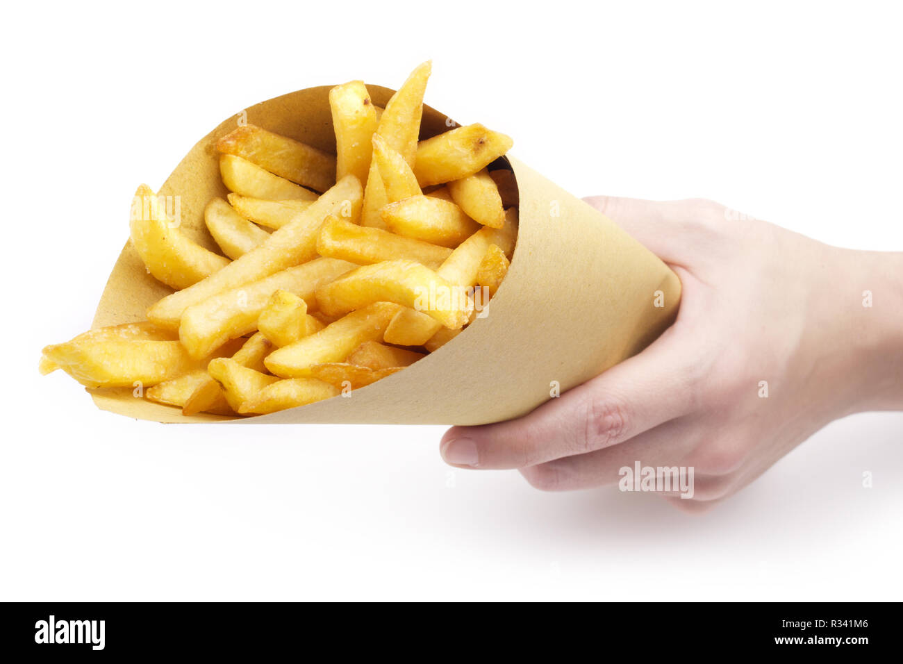 Cone of fries cutout hi-res stock photography and images - Alamy