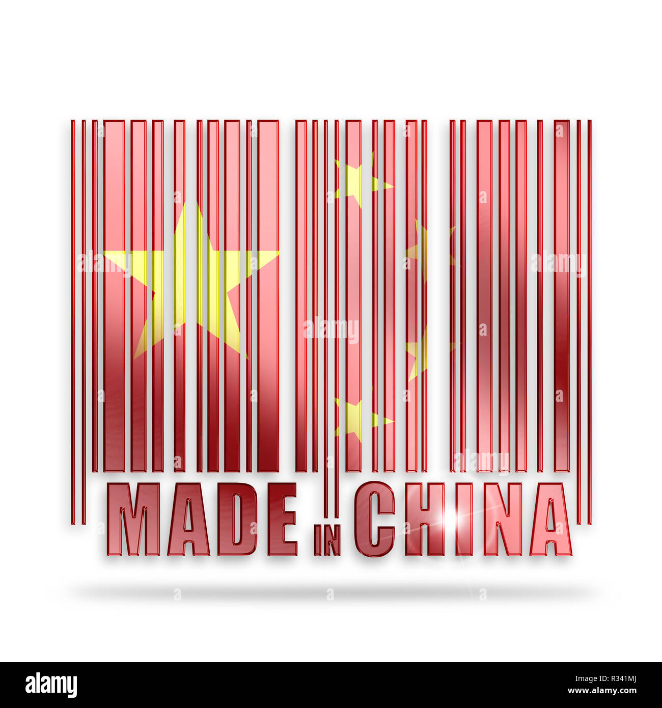 Clothing label made china Cut Out Stock Images & Pictures - Alamy